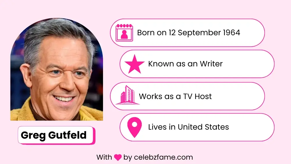 Greg Gutfeld Show YouTube, Wife, Net Worth, Height, Age, Kids